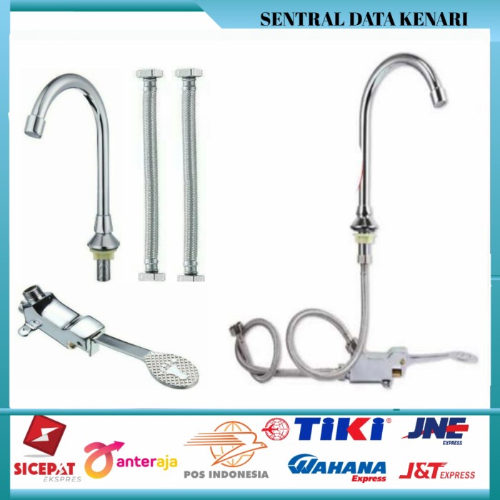 Jual [Original] Kran Injak/Kran Pedal/Keran Dokter/Kran Laboratorium ...