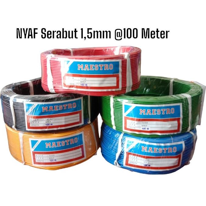 Jual Kabel Serabut Nyaf 1,5Mm @100 Meter Maestro Star | Shopee Indonesia