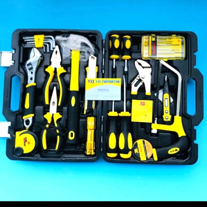 Jual New Toolset Tool Kit Tool Box Tool Set Tool Kit Tool Box 21Pcs ...