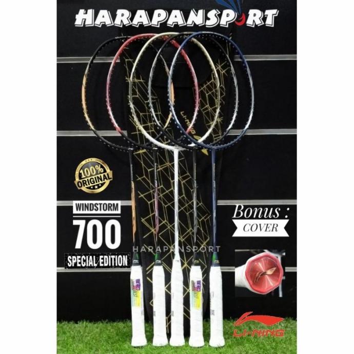Jual RAKET BADMINTON LINING WINDSTORM 700 SPECIAL EDITION ORIGINAL 100% ...