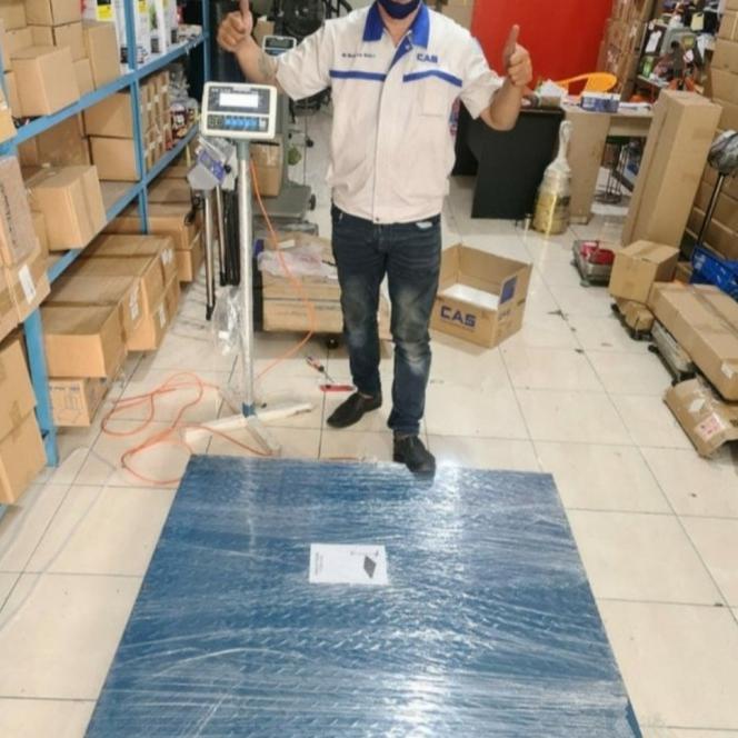 Jual Timbangan Lantai 3T / Floor Scale Cas Hdi Uk 1.5M X 1.5M Cap 3Ton ...