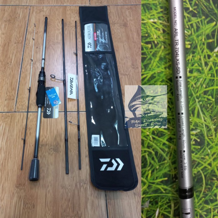 Jual Ready Joran Travel Rod Daiwa Aerolite Tr 702Lxs-Sd 213Cm 3-8Lbs ...