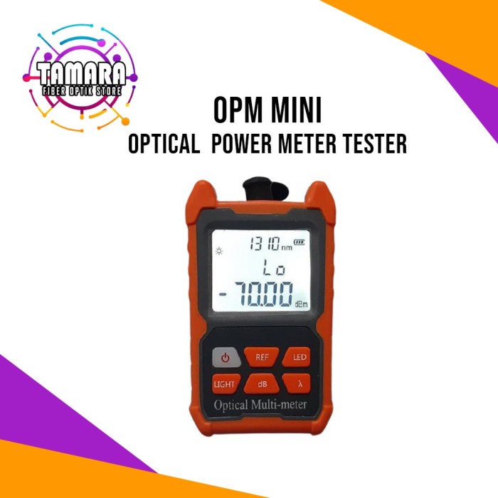 Jual Promo Opm Mini Opm Tester Mini Fiber Optik Networking Optical ...
