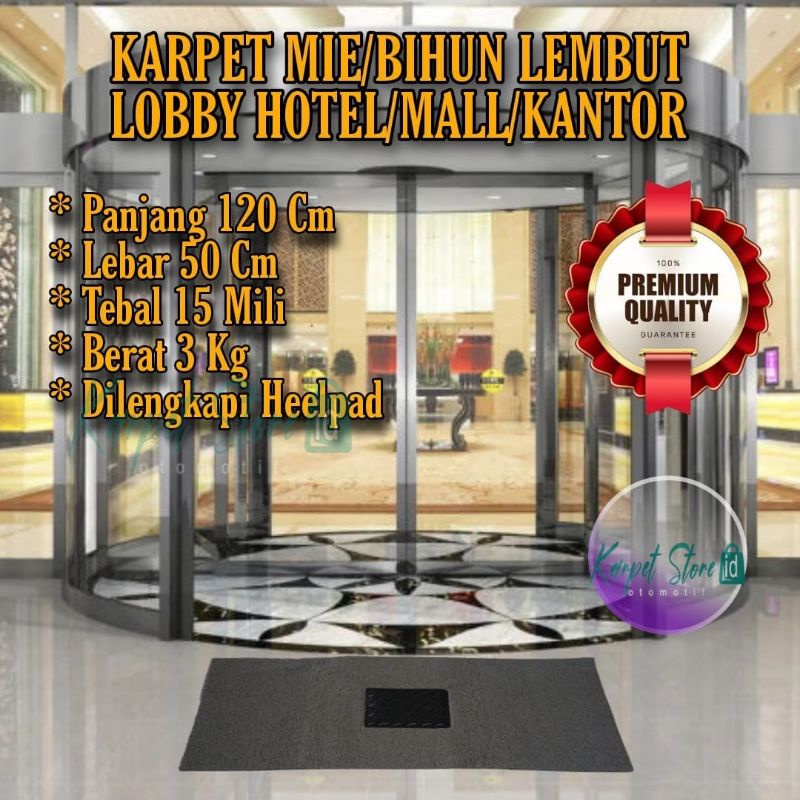 Jual KESET LOBBY HOTEL KANTOR RESTORAN 50 X 120CM BIHUN 15MM HEELPAD ...