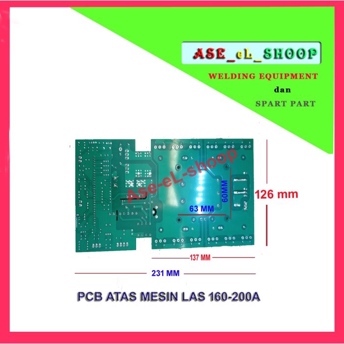 Jual Pcb Atas Mesin Las 160A-200A Jenis Mosfet | Shopee Indonesia