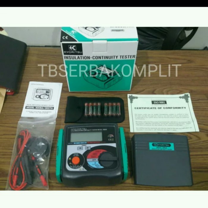 Jual [Original] Kyoritsu 3005A Digital Insulation Tester Continuity ...