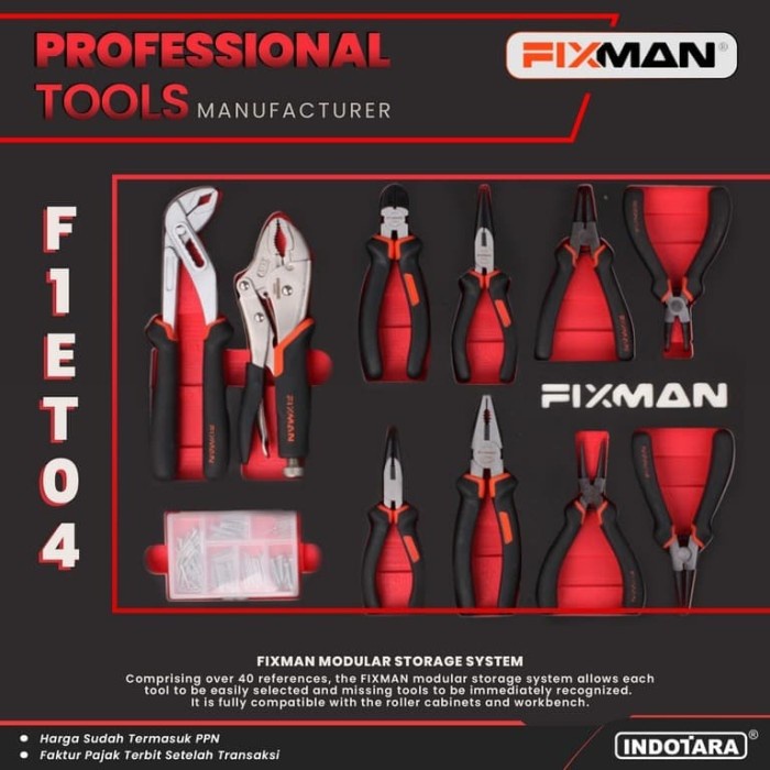 Jual [Ori] Fixman Tool Modular Storage - Foam Modular System - F1.Et04 Limited | Shopee Indonesia