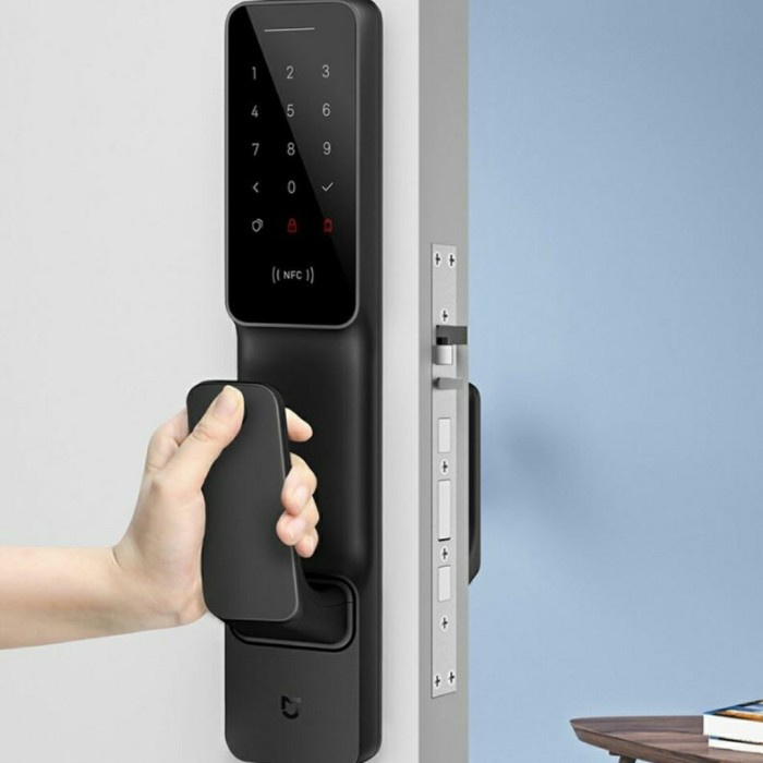 Jual [New Ori] Mijia Smart Door Push Pull Lock - Gagang Pintu ...