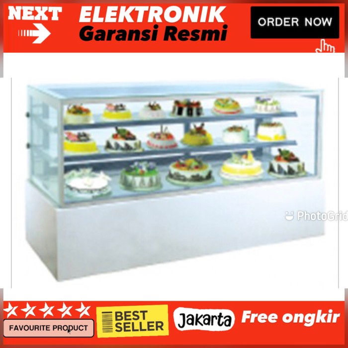 Jual [Baru] Gea Mm780V Lemari Pemajang Kue Dan Cokelat Showcase Cake Bakery Diskon | Shopee ...