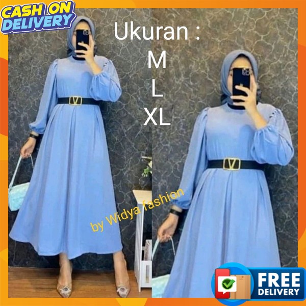 Jual Murah Gamis Cewek Kekinian Baju Gamis Fashion Muslim Gasmis Wsnita ...