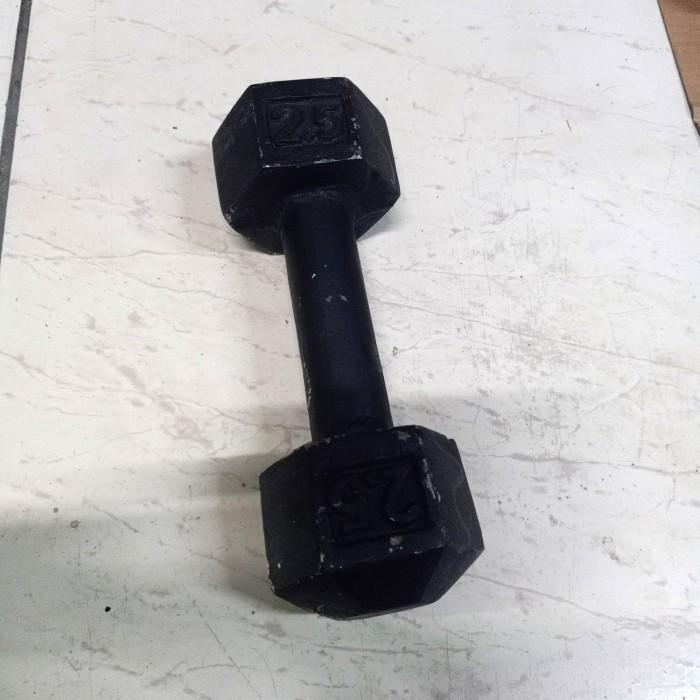 Jual BARBEL DUMBLE DUMBBELL BARBELL DUMBEL 2,5KG 2,5 KG BESI HEXAGON | Shopee Indonesia