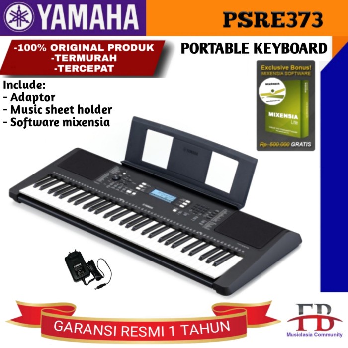 Jual KEYBOARD YAMAHA PSR E373 / E 373 / E-373 / PSRE-373 GARANSI RESMI ...
