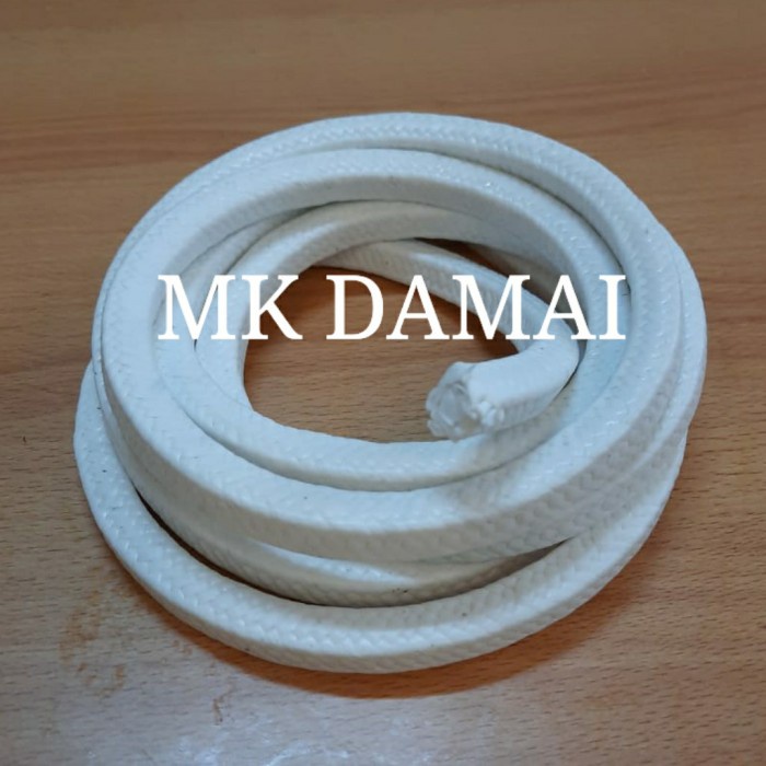 Jual Gland Packing Pure Teflon 8Mm X 8Mm / Seal Packing Ptfe | Shopee ...