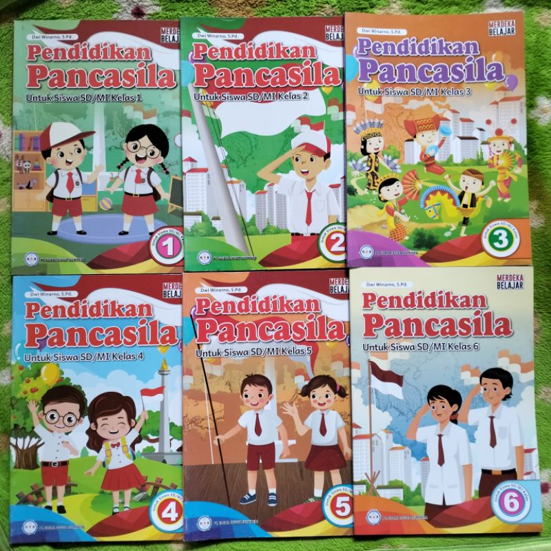 Jual ORIGINAL BUKU PENDIDIKAN PANCASILA KELAS 1 2 3 4 5 6 SD/MI KURIKULUM MERDEKA BELAJAR ...