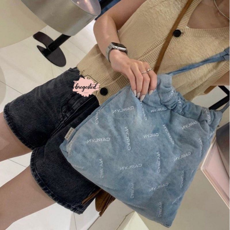 Jual carlyn twee denim | Shopee Indonesia