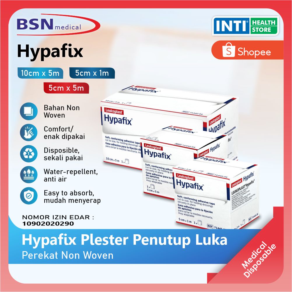 Jual BSN | Hypafix Plester Penutup Luka | Perekat Non Woven | Plester Luka | Shopee Indonesia
