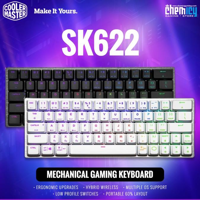 Jual Cooler Master Sk622 / Sk-622 Hybrid Wireless Mechanical Gaming ...