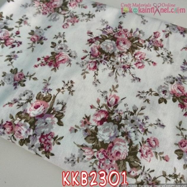 Jual Bahan Kain Meteran Kain Katun Jepang Bahan Twill Kkb23 Motif ...