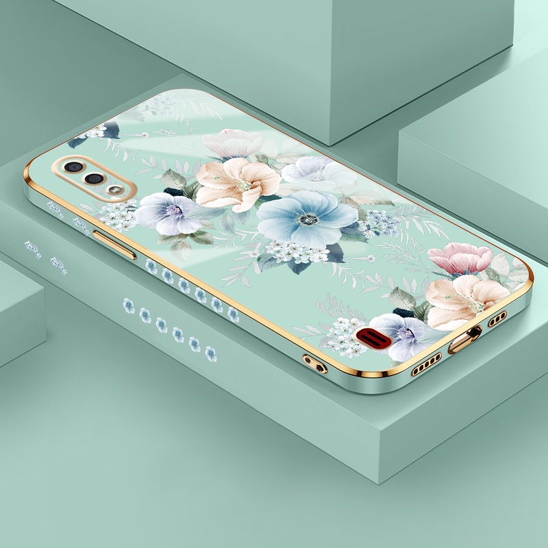 Jual Casing Hp Samsung A01 Core M01 Core A7 2018 A10 A10s M01s M21 M30s Case Colorful hp bunga ...