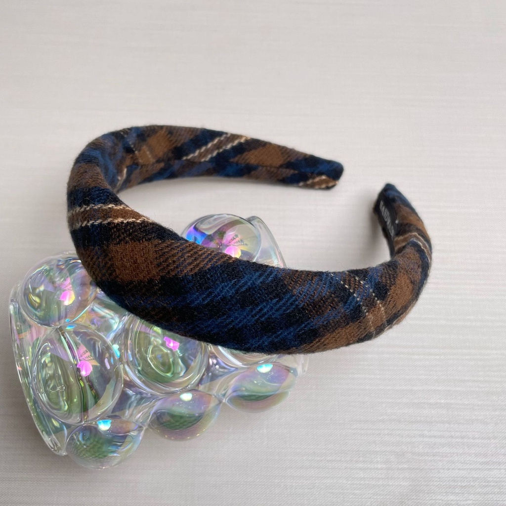Jual HC Bando Kain Tebal Motif Batik Wanita Korea Headband Cloud Batik ...