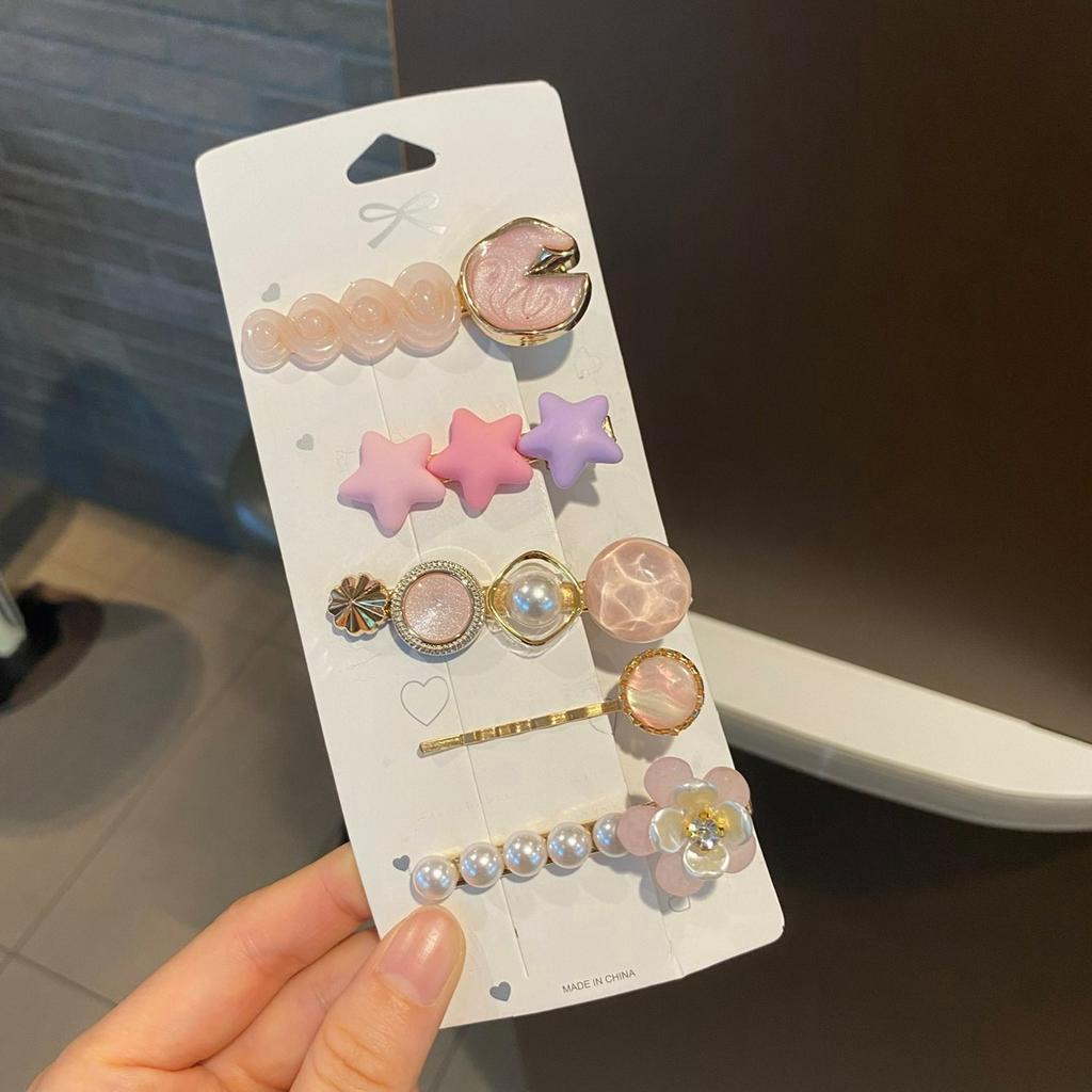 Jual HC Jepit Rambut Mutiara 5 IN 1 Jepitan Rambut Fashion Wanita ...