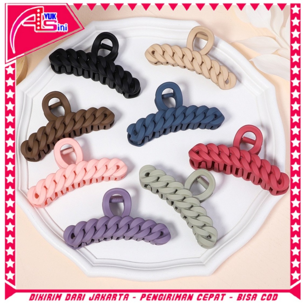 Jual AS Jepit Rambut Korea Dewasa Jedai Model Kepang Jedai Salon Doff ...