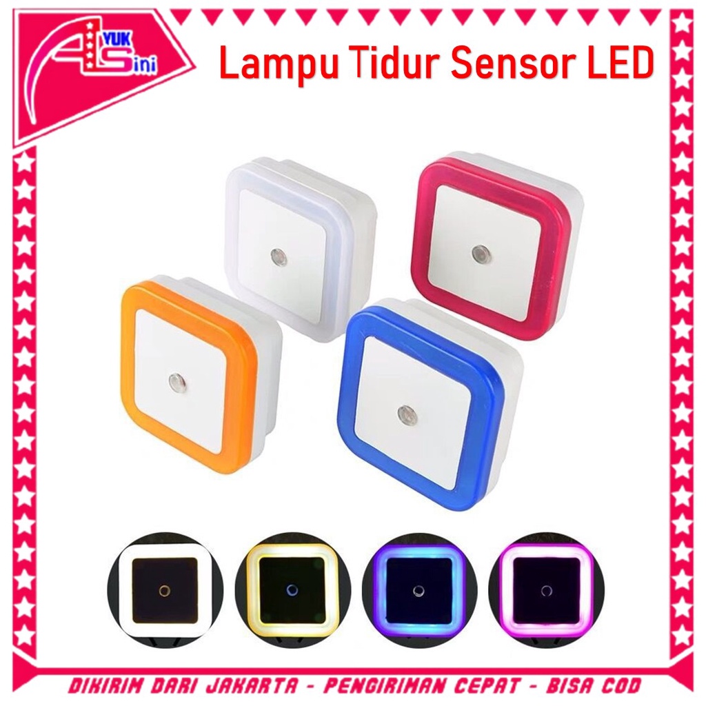 Jual AS Lampu Tidur LED Sensor Otomatis Night Lamp Persegi Lampu Led ...