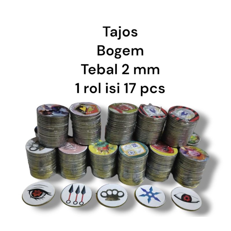 Jual TAJOS BESI BOGEM 1 ROL ISI 17 BUTIR // TAJOS GACOAN VIRAL | Shopee ...