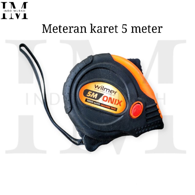 Jual Meteran 5 Meter Tukang Bangunan Roll Measuring Tape Meteran Karet ORIGINAL Meteran Murah 5M ...