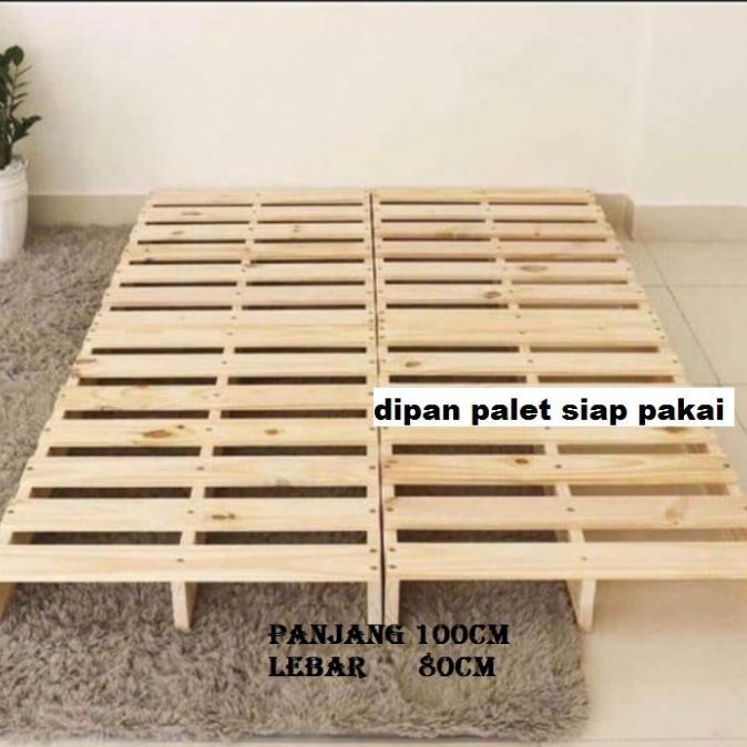 Jual Palet Kayu Alas Kasur Dipan Kayu Jati Belanda 100 x 80 x 10 cm ...