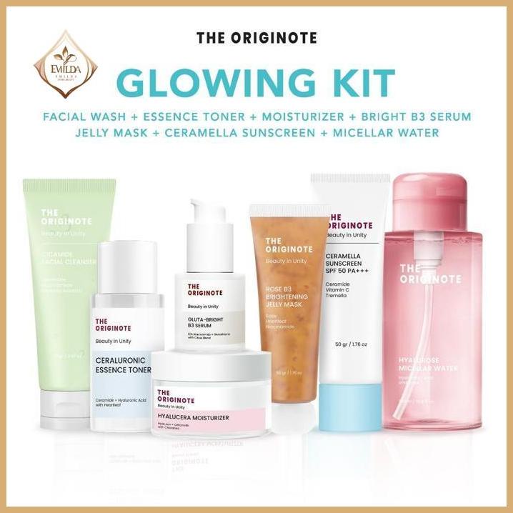 Jual Special Bundle 7In1 The Originote Kit : Acne Kit, Glowing Kit ...