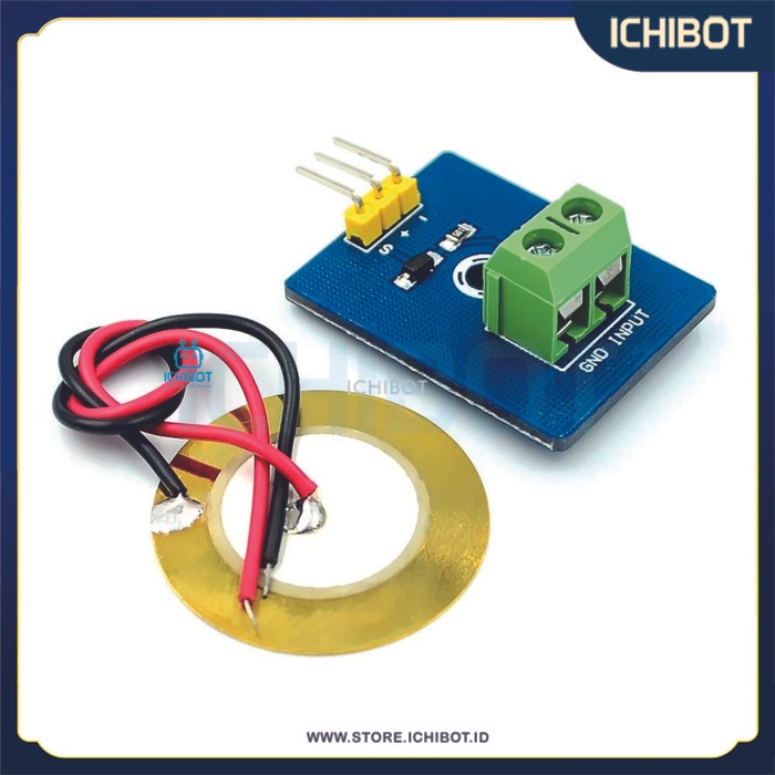 Jual Analog Piezoelectric Ceramic Vibration Sensor Getar Piezo Electric Shopee Indonesia