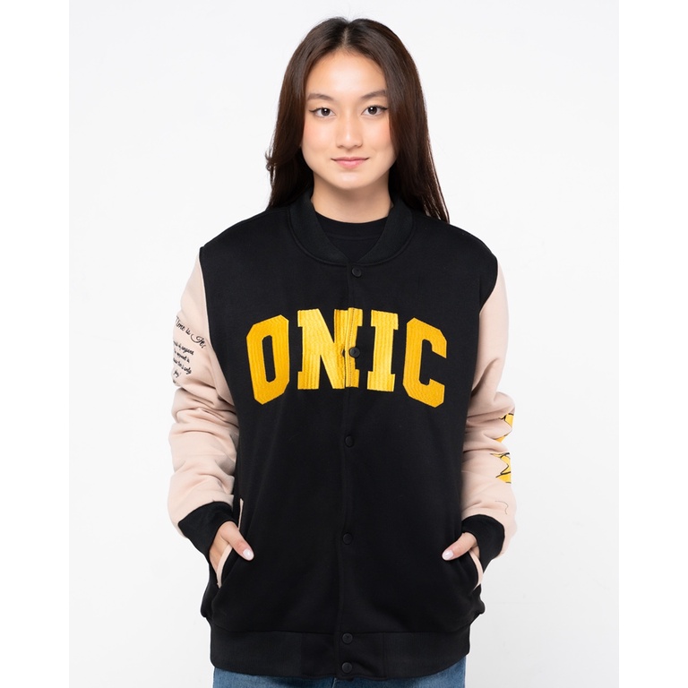 Jual Erigo Varsity Jacket | Onic Cosmic Ciphers Black Unisex | Shopee ...