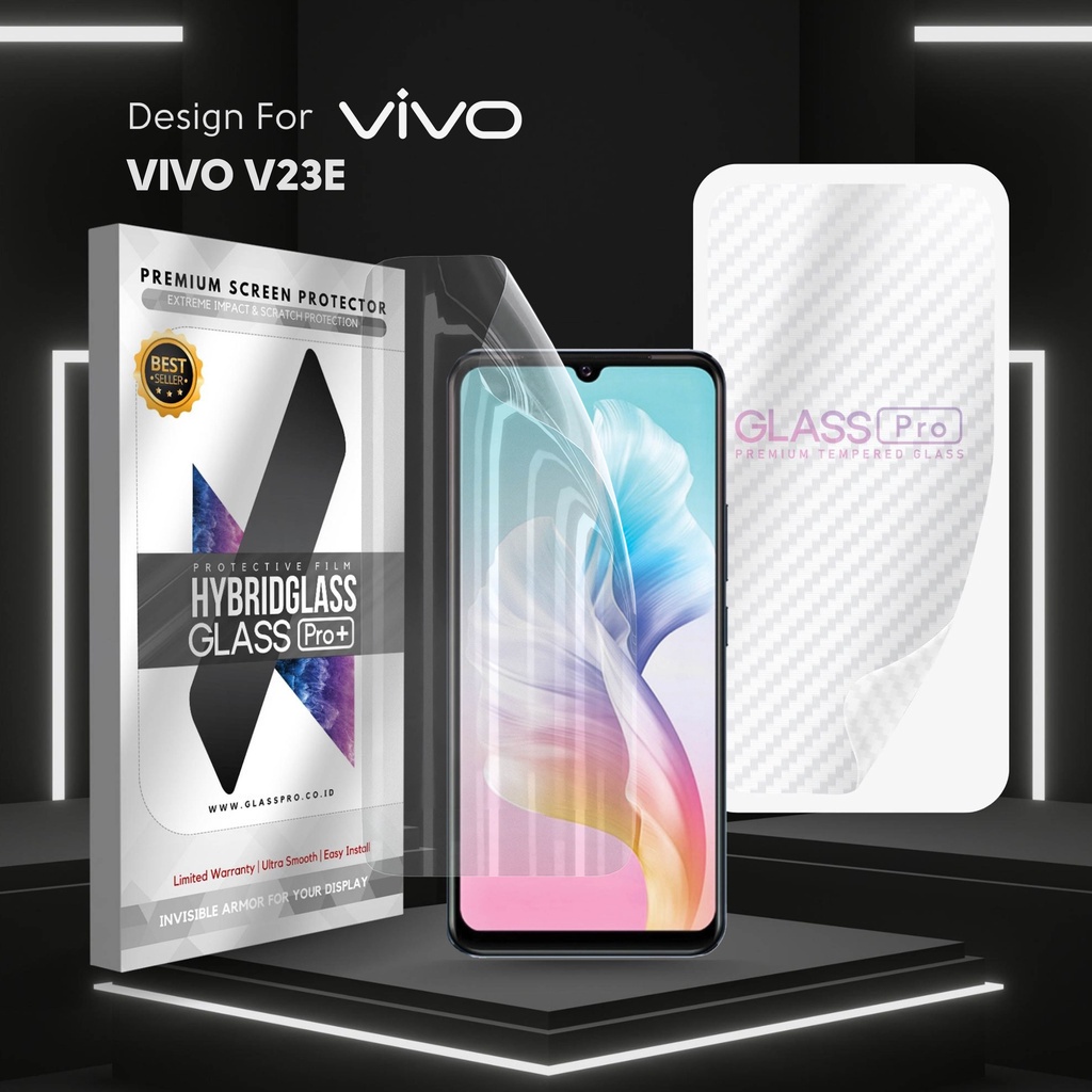 Jual Hybrid Glass Premium Anti Gores Hydrogel Vivo V23e Full Cover ...