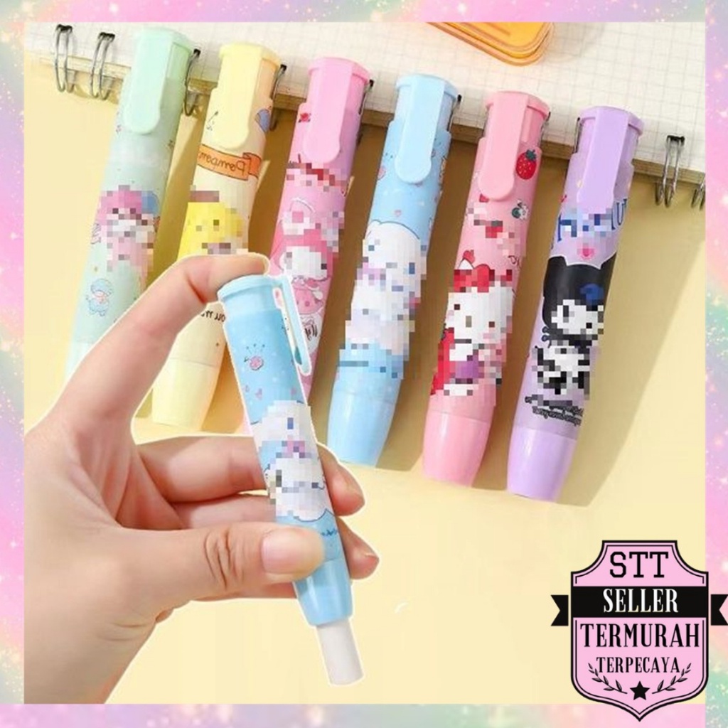 Jual STT Penghapus Pensil Mekanik Karakter Mechanical Eraser Lucu ...