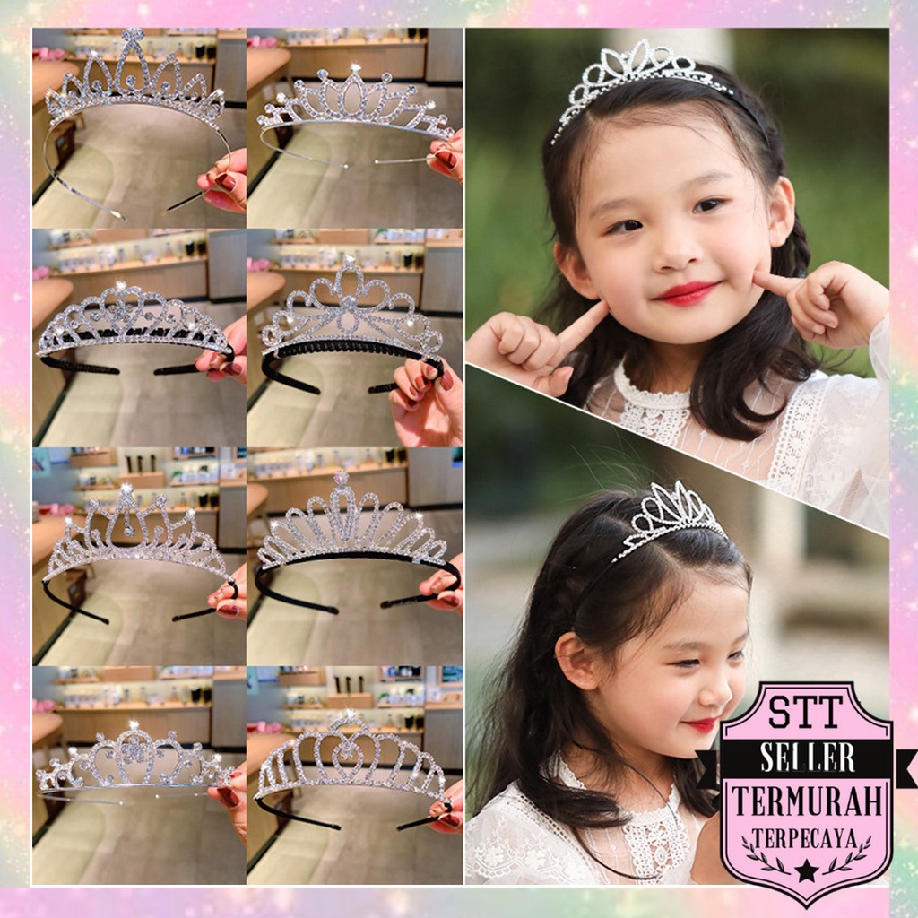 Jual STT Bando Mahkota Wanita Crown Berlian Women Jewelry Bando Anak ...