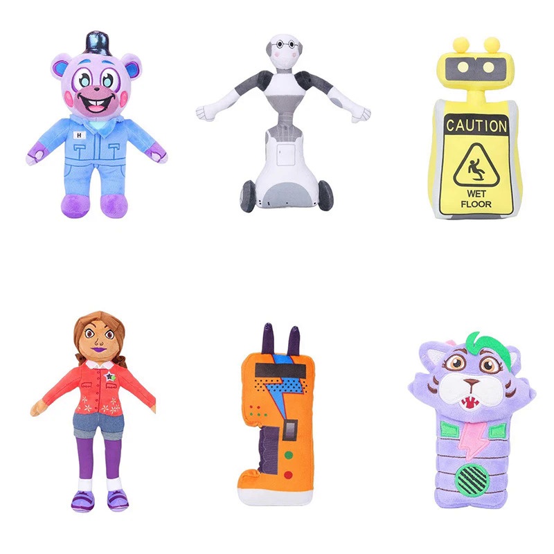 Jual FNAF Security Breach Ruin Plush Wet Floor Bot Plushies Toy for ...