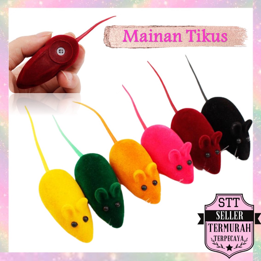 Jual STT Mainan Tikus Interaktif Mencit Kucing Cat Toys Bentuk Tikus ...