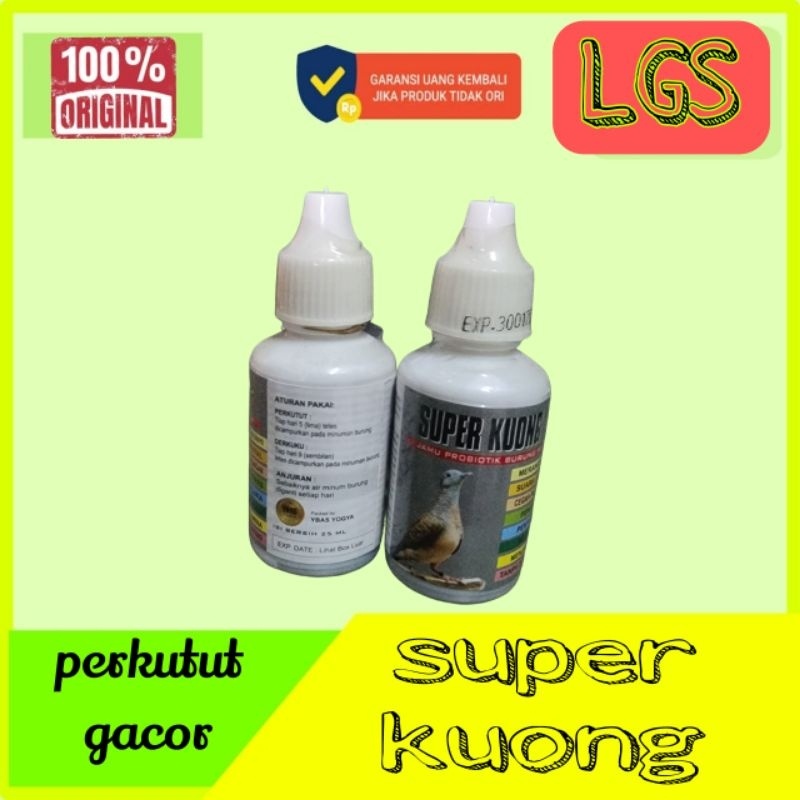 Jual SUPER KUONG VITAMIN PROBIOTIK PERKUTUT SUPER KUNG PENINGKAT SUARA ...