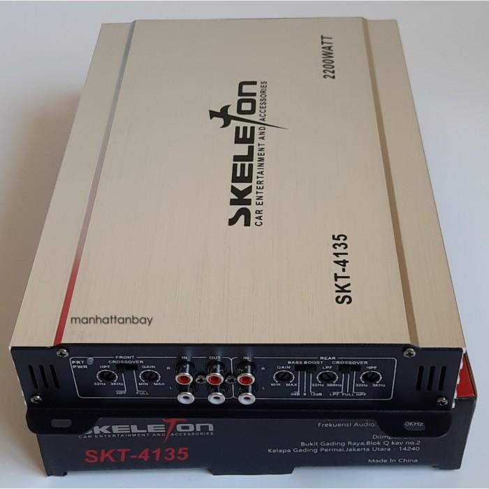 Jual POWER AMPLIFIER MOBIL 4 CHANNEL SKELETON | Shopee Indonesia
