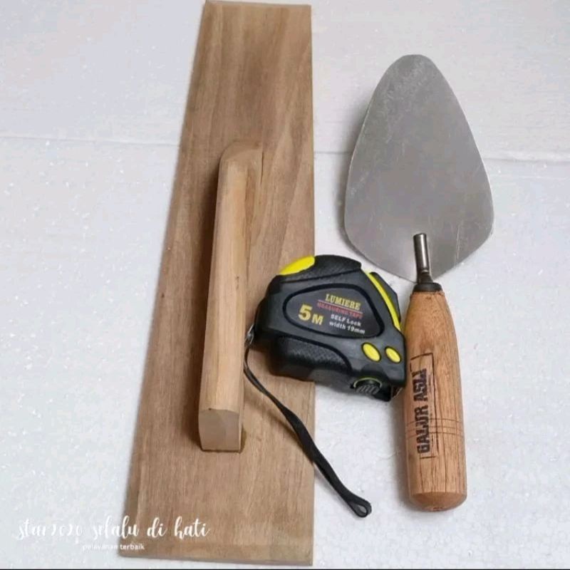 Jual Raskam kayu jati asli - raskam acian semen - alat tukang bangunan ...