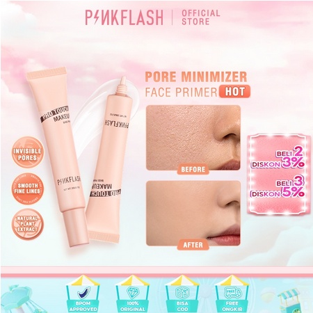 Jual PINKFLASH Pro Touch Pore Minimizer Primer Matte Poreless Smooth ...