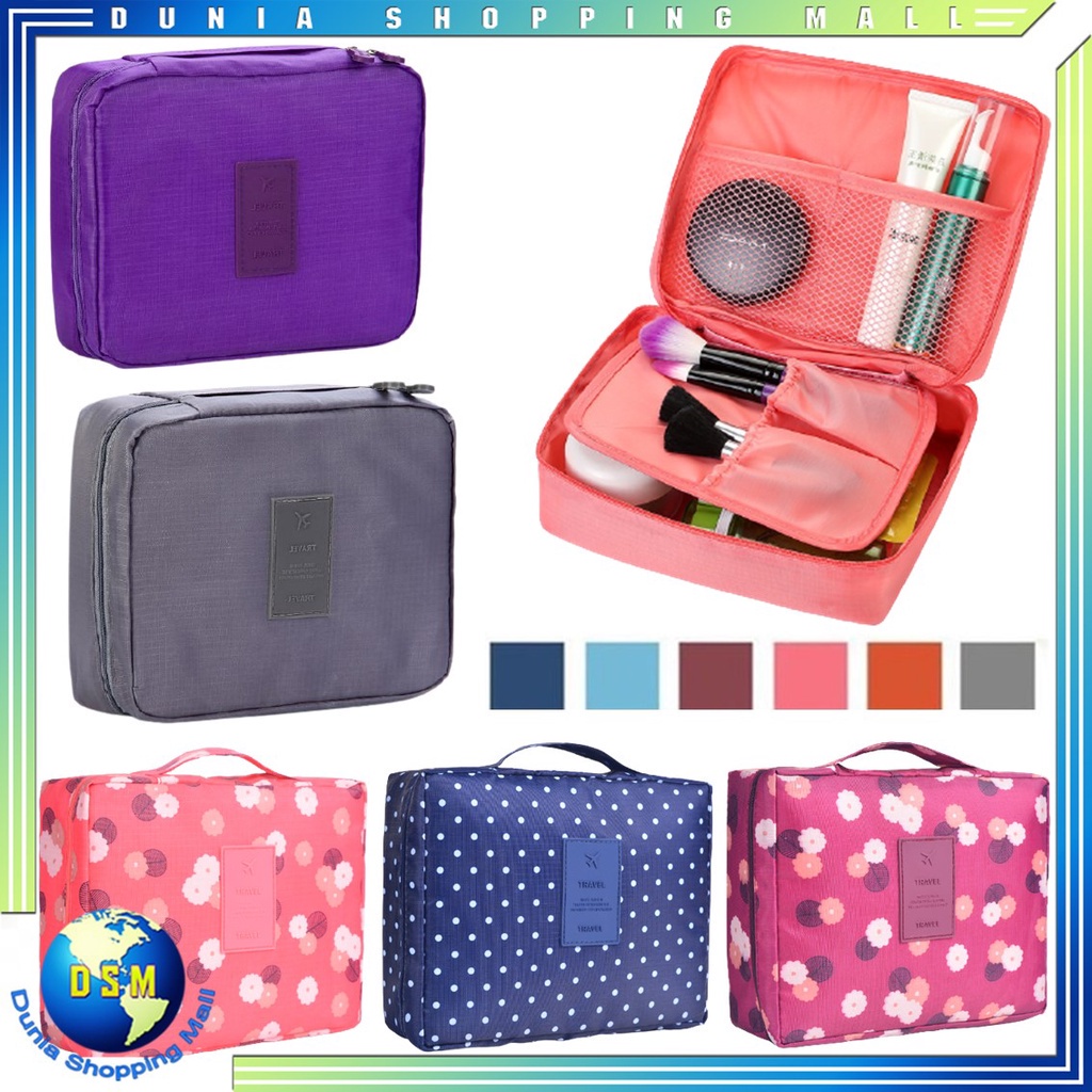 Jual DSM TAS KOSMETIK MULTIFUNGSI KOSMETIK POUCH MAKE UP MONOPOLY MAKEUP MULTI POUCH TRAVEL ...