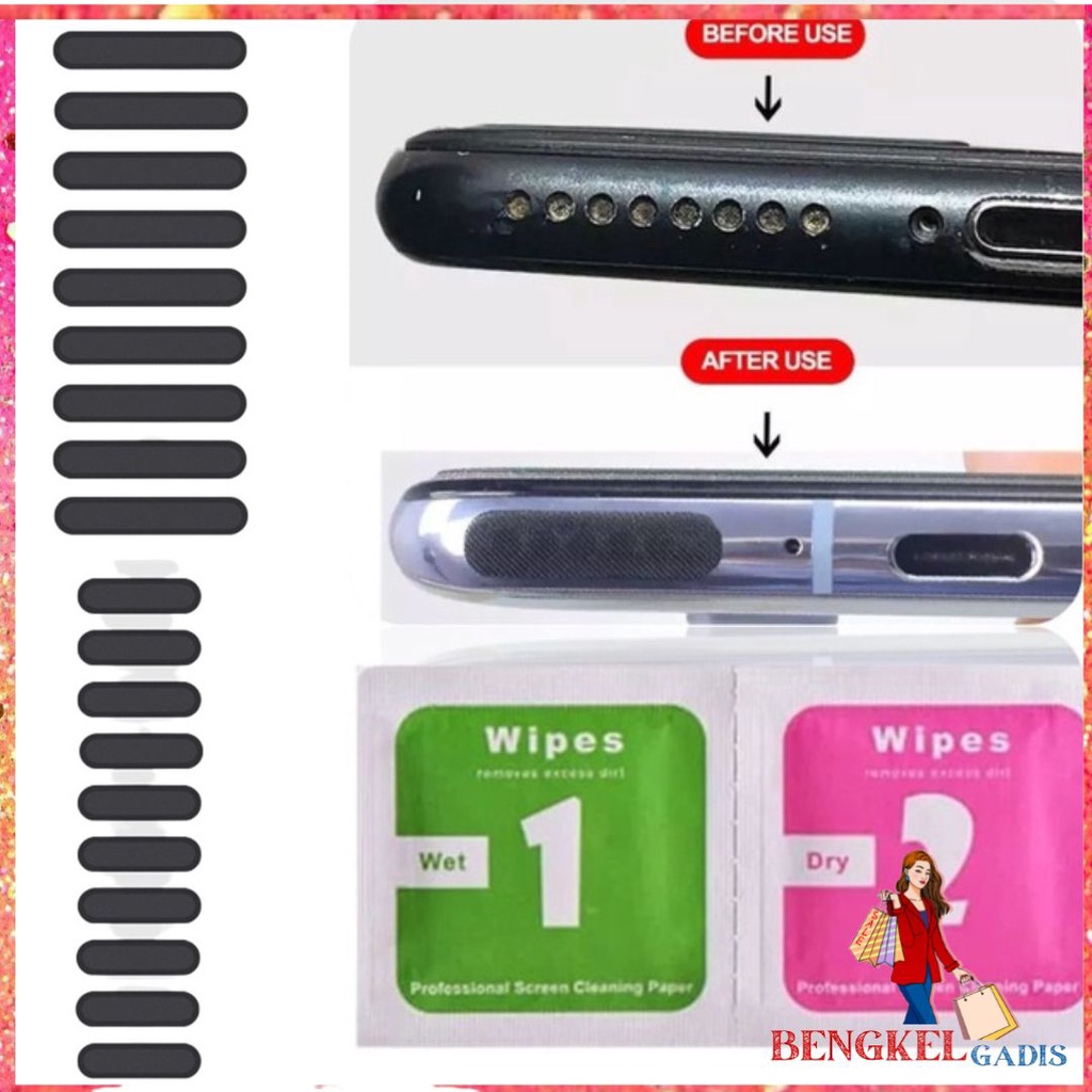 Jual BG STIKER PENUTUP LUBANG SPEAKER ANTI DEBU ISI 10 PCS STICKER ...