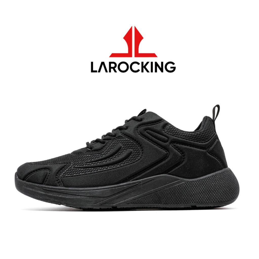 Jual SNIKERS TOP BEST SELLER // Larocking - Mezura Hitam Polos Sepatu ...