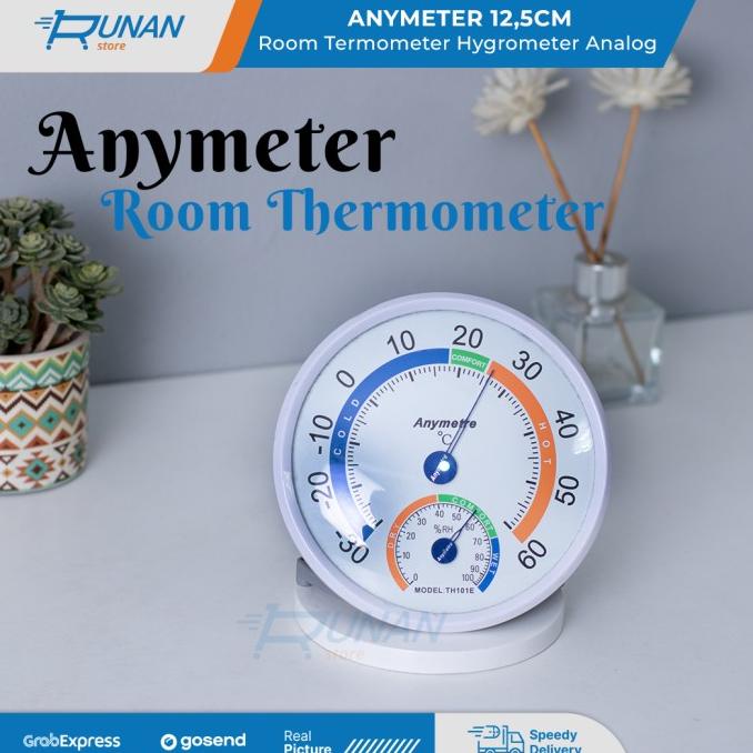 Jual Thermometer Ruangan Besar Anymetre - Room Termometer Hygrometer ...