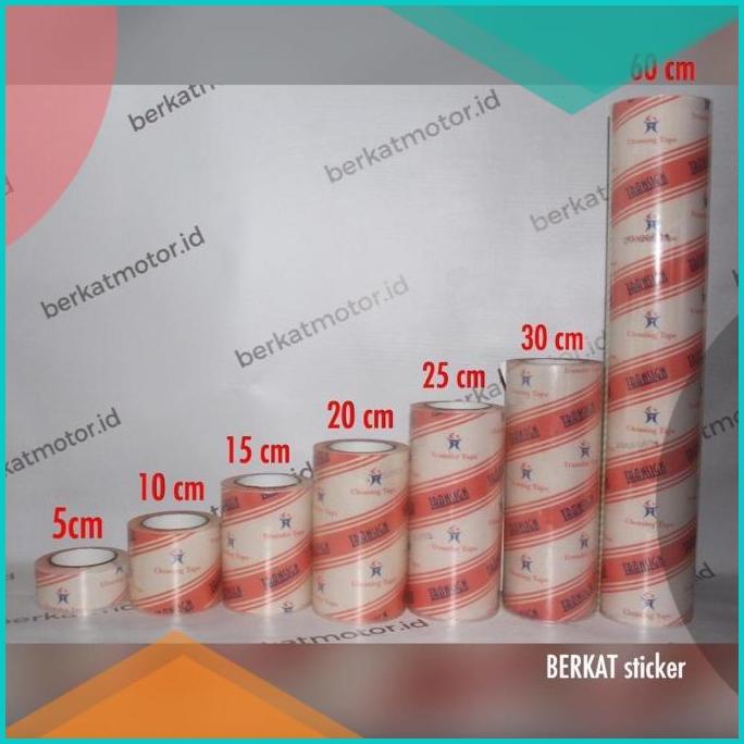 Jual CUSTOM -TRANSFER / MASKING TAPE TRANSIGN 60 cm LAMINASI CUTTING ...