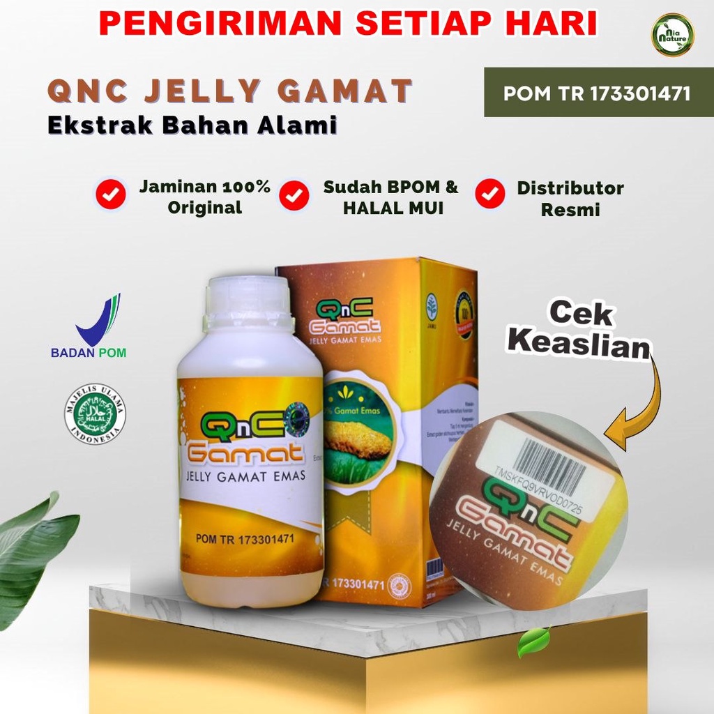Jual Obat Fistula Ani Herbal - QnC Jelly Gamat 100% Original | Shopee ...
