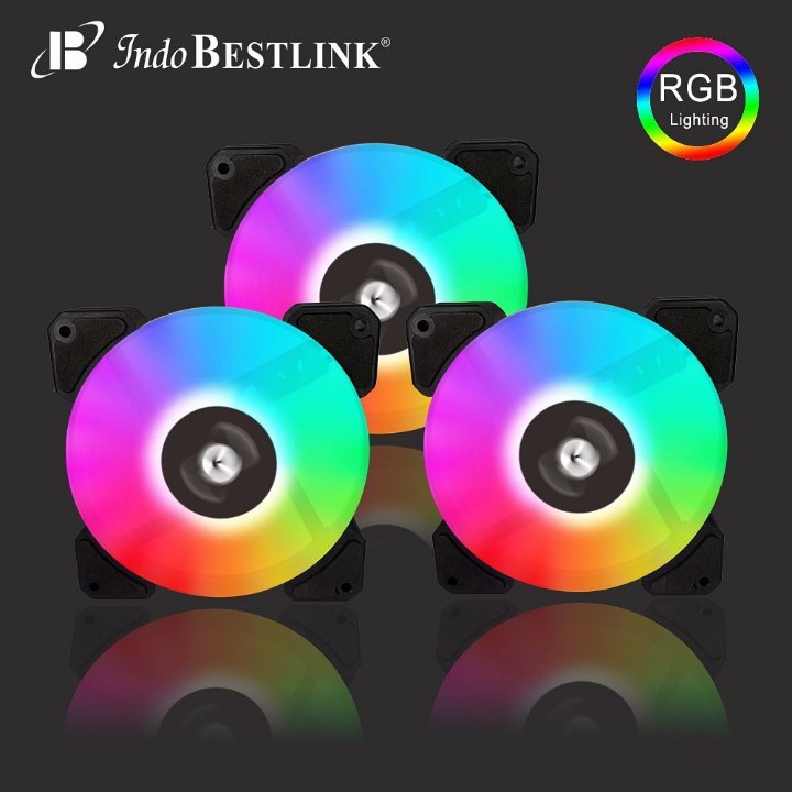 Jual FAN CHASING RGB / FAN CASING 12CM / Fan Case Indobestlink Aura RGB ...