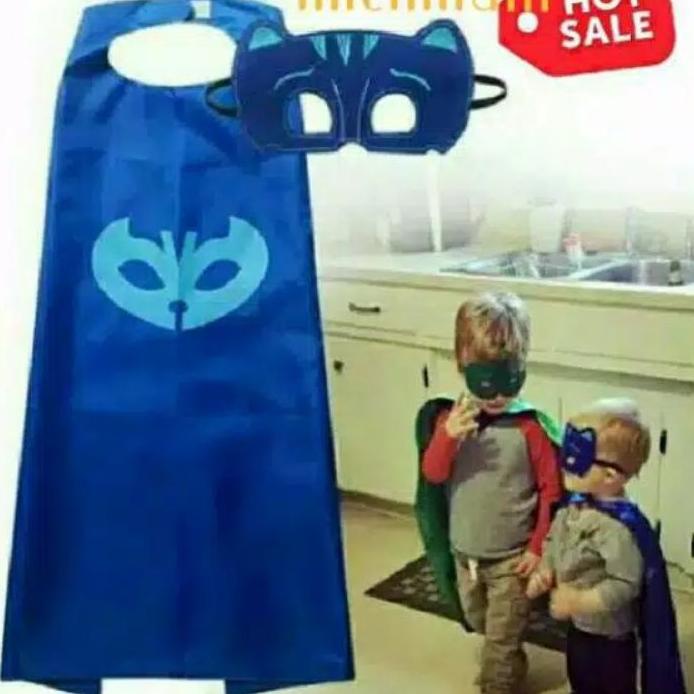 Jual Pj Masks Jubah & Tog Kostum Catboy Owlette Gekko Pj Mask Ready Sto ...